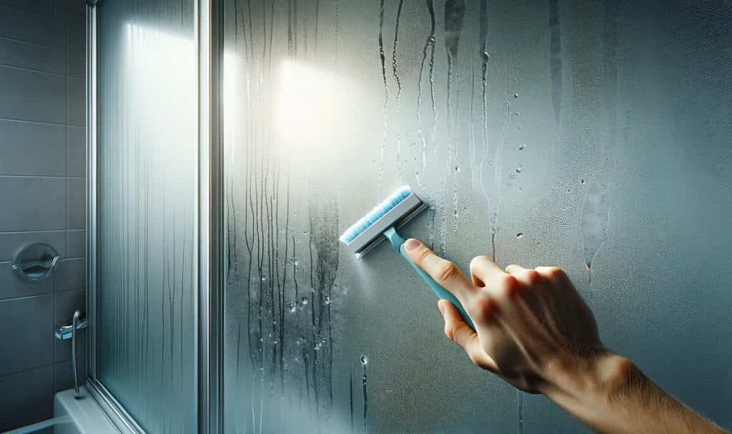 Vetro della doccia sporco e pieno di Calcare. Come rimuoverlo in 2 ...